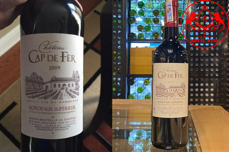 Rượu vang Château Cap de Fer Bordeaux Superieur