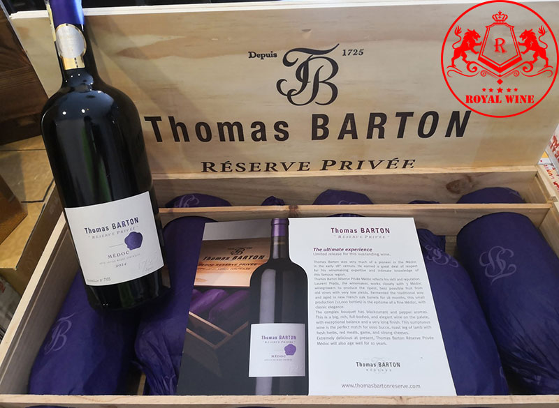 Rượu vang Thomas Barton Reserve Privee Medoc Rượu Vang Royal